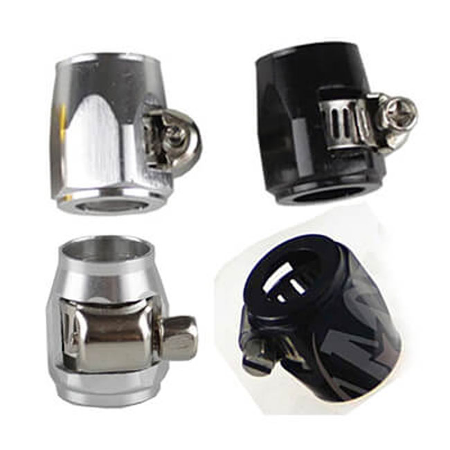 Caps With Stainless Clamps - Hunter Motorcycles