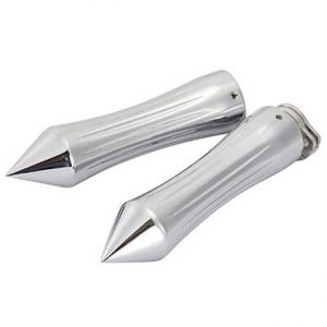 Chromed Aluminum Hand Grips - Hunter Motorcycles